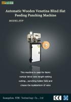 China Automatic Fabric Vertical Blind Cutter Making Machine Vane Punching 700w for sale