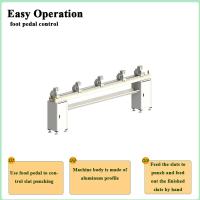 China Pneumatic Bamboo Venetian Blind Cleaning Machine Slat Perforation System 3KW for sale