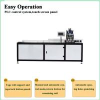 China Automatic Head Rail And Bottom Rail Cutting & Punching Machine With Automatic Measuring Functions for sale