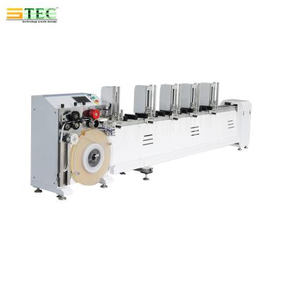 China Fully-Automatic Aluminum Venetian Blind Slat Forming Cutting Punching And Ladder String Threading Machine for sale