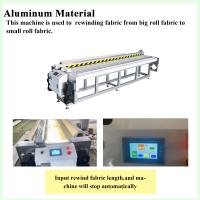 China Automatic Product Machines for Rewinding & Cutting Fabric Big Roll to Small Roll Fabric Conversion for sale