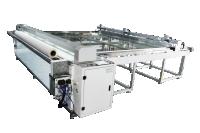China Ultrasonic&Crush 2in1 Roller Blind Fabric Cutting Machine with Automatic Measuring Stop for sale