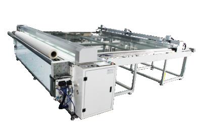 China Ultrasonic&Crush 2in1 Roller Blind Fabric Cutting Machine with Automatic Measuring Stop for sale