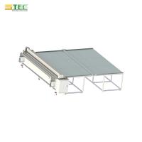 China STEC Automatic zebra Windproof Roller Blinds Fabric Blind Curtain Cutting Machine with Measuring Back Stop for sale