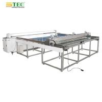 China Automatically Roller Blinds Fabric Cutting Machine Two Models Cutting Crush Blade and Ultrasonic Cutting for sale