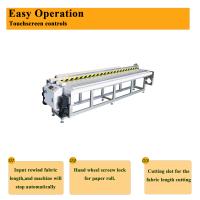 China Roller Fabric Blind Rewinding and Collecting Machine With Cutting Function Roller Blind Shade Shutter for sale
