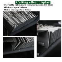 China Modify Machine Wooden Venetian Blinds Machine Hydraulic Cutting Wooden/Bamboo Venetian for sale
