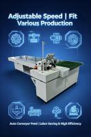 China STCM-HM Industrial Curtain Making Machine with 4000mm Conveyor, Adjustable Hemming Size and Back Tension Pulling for sale