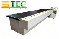China STCM-HM Industrial Curtain Making Machine with 4000mm Conveyor, Adjustable Hemming Size and Back Tension Pulling for sale