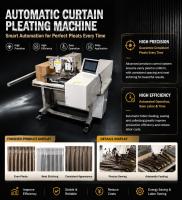 China Automatic Curtain Pleating Machine – Industrial Fabric Pleating, High Precision，Long-term Stable Performance for sale