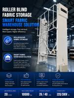 China Automatic Fabric Roll Storage Carousel for Roller Blind Fabrics for sale