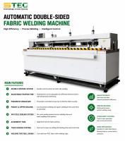 China Double-Sided Fabric Welding Machine for Zipper Pocket Splicing Welding Automatic Welding Dual Working Position for sale