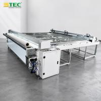 China Automatic Roller Blind Fabric Cutting Machine with Crush Blade & Ultrasonic Cutting for sale
