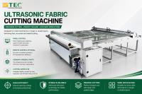 China Automatic Roller Blind Fabric Cutting Machine with Crush Blade & Ultrasonic Cutting for sale
