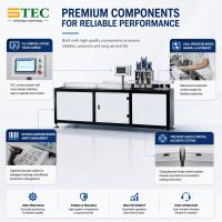 China Fully Automatic 50mm Venetian Blind Slat Cutting, Rail Punching and Length Control Machine for sale
