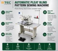 China Automatic Vertical Blind Vane Pattern Sewing Machine for 89mm 100mm 127mm Fabric Manufacturing for sale