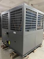 China 72 kW heat pump chiller, heat pump chiller, air source heat pump chiller,Air Cooled Screw Heat Pump for sale