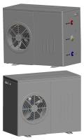 China Direct heating wall mounted all in one heat pump; 60L enamel water tank;4.5kW; for sale