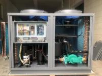China 38 KW air source heat pump water heater for sale