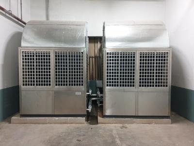 China 96 KW air source heat pump water heater for sale
