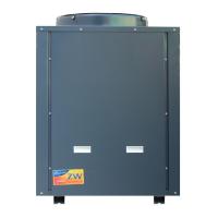 China 24 kW air source heat pump water heater for sale