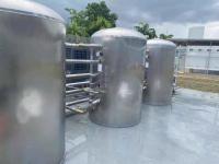 China 2 units of 110kW heat pump + 3 pcs of 2000 liter pressure bearing tank for sale