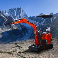 China Micro Mini Excavator Machine 1100kg for Soil Agricultural Orchards for sale
