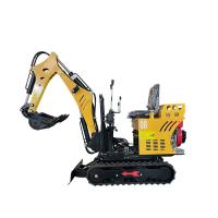 China 8.2Kw Yellow Mini Track Excavator 800kg JG-08 730mm Without Sunroof for sale