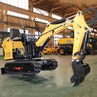 China 8.2Kw Yellow Mini Track Excavator 800kg JG-08 730mm Without Sunroof for sale