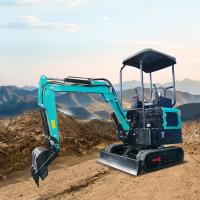 China 20KW Small Excavator Machine 1600kg Water Cooling High Configuration for sale
