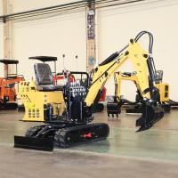 China Energy Saving Mini Diesel Excavator 800kg 12hp With Customized Protective Cover for sale