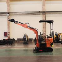 China 8.2kw Home Mini Hydraulic Excavator With Telescopic Track Frame Rubber Track for sale