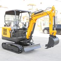 China Crawler Mini Hydraulic Excavator Boom Swing 2T Mini Digger With Changchai Engine for sale