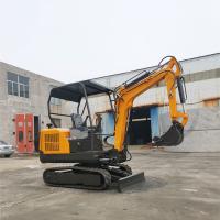 China Hydraulic Tiny Mini Excavator 2000kg 4km/h Compact Digging Equipment for sale