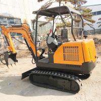 China Hydraulic Tiny Mini Excavator 2000kg 4km/h Compact Digging Equipment for sale