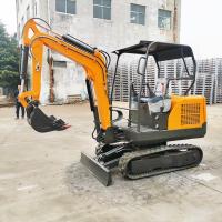 China Hydraulic Tiny Mini Excavator 2000kg 4km/h Compact Digging Equipment for sale