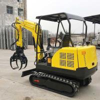 China Multiurpose Mini Hydraulic Excavator 20kw 2.5tone with Retractable Shoes for sale