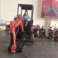 China Tailless Compact Crawler Excavator Machine Retractable Shoes 3 Tonne Digger for sale
