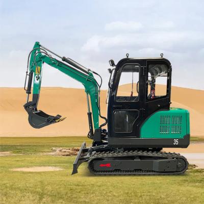 China Saving Energy Compact Digger 4.4km/H Home Mini Excavator Machine for sale