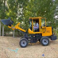 China Yellow Construction Wheel Loader Machine 42kw 5300*1900*2700mm With Isuzu Axle for sale
