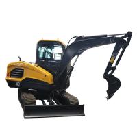 China 4000kg Mini Backhoe Excavator 3.3m Digging Depth 4.4km/H Miniature Excavator for sale
