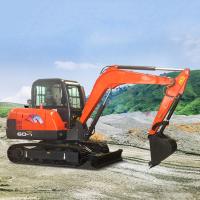 China 4 Cylinder Water Cooling 6 Ton Mini Excavator Customized Color for sale