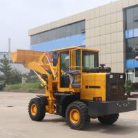 China 0.7 Ton Small Articulating Front End Loader , Compact Wheel Loader Excavator for sale