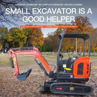 China 3000kg Tailless Smallest Mini Digger Machine With Changchai Engine for sale