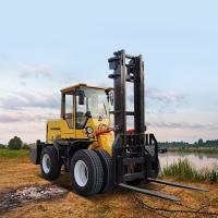 China Red Industrial Forklift Truck 98KW 6 Ton Forklift Reach Truck for sale