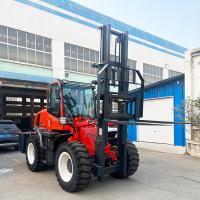 China 5000kg Industrial Forklift Truck 2 Sections Door Frame Material Handling Forklift for sale