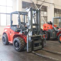 China 4WD 78KW Articulated Forklift Truck Manufacturer with Yunnei Engine for sale