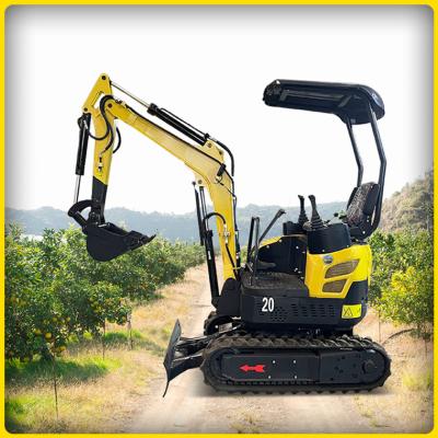 China 2000Kg Little Mini Excavator Equipment , Mini Mini Digger Excavator for sale