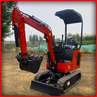 China 1 Ton Micro Mini Excavator Machine 2300*910*1940mm Miniature Earthmover for sale