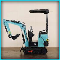 China 1.2 Ton Mini Hydraulic Excavator Machine With Changchai 192 Engine for sale